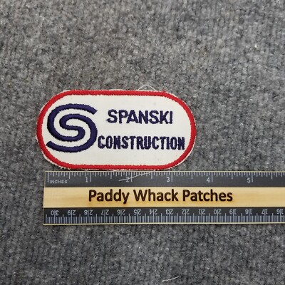 Vintage Spanski Construction Patch | eBay