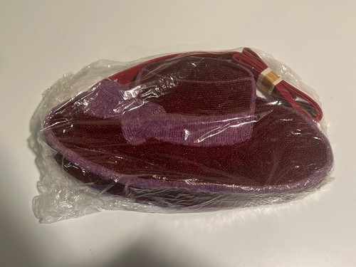 Vintage C. Marie Red Hat Society Beaded Small Purse pouch New In ...