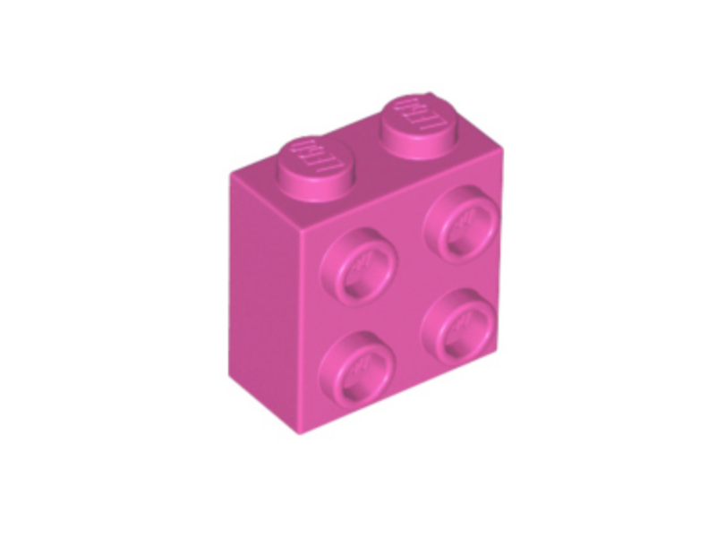 Lego Brick Modified 1 x 2 x 1 2/3 with Studs on 1 Side Parts Lot ALL ...