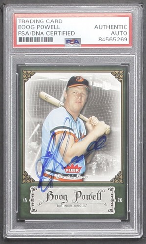 Boog Powell Signed 2006 Greats Of The Game #15 (PSA Authentic ...