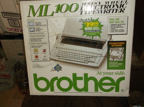 Brother Model ML-100 New In Open Box Standard Daisy Wheel Electric ...