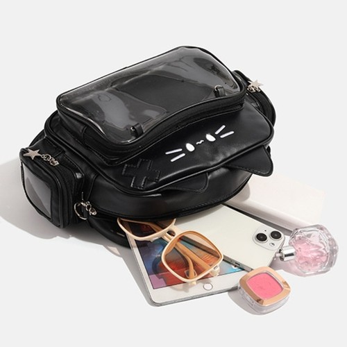 Multifunctional Itabag Cats Backpack for Pin Enthusiasts with Display ...