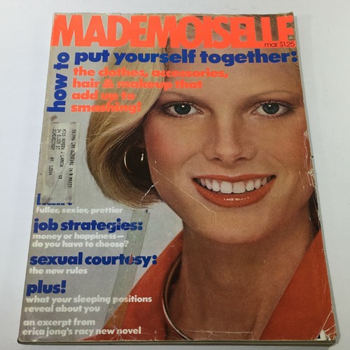 VTG Mademoiselle Magazine: March 1977 - Lisa Copper Model Cover | eBay