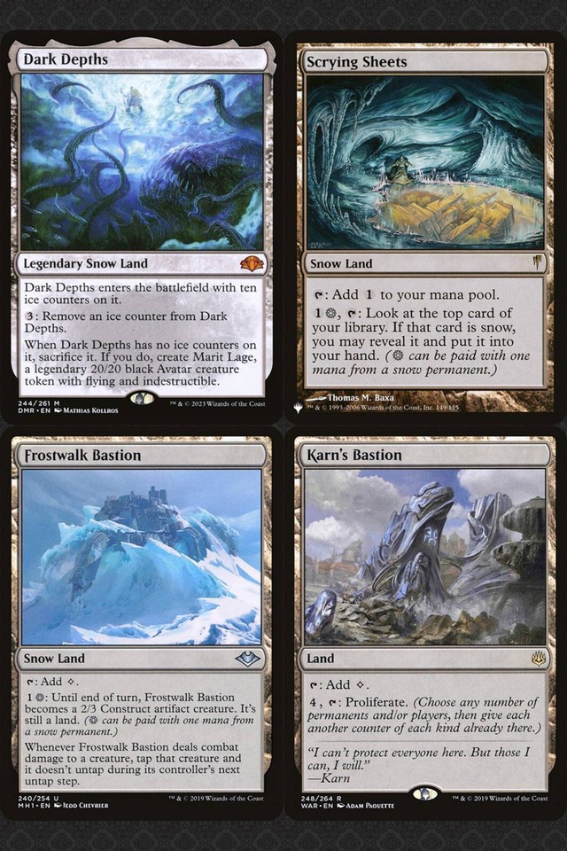 Isu the Abominable SNOW Commander Deck MTG Magic EDH Ready-to-Play | eBay
