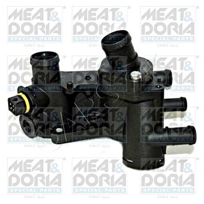 Coolant Thermostat Upper Left For VW SEAT SKODA Bora Caddy II Mk II ...