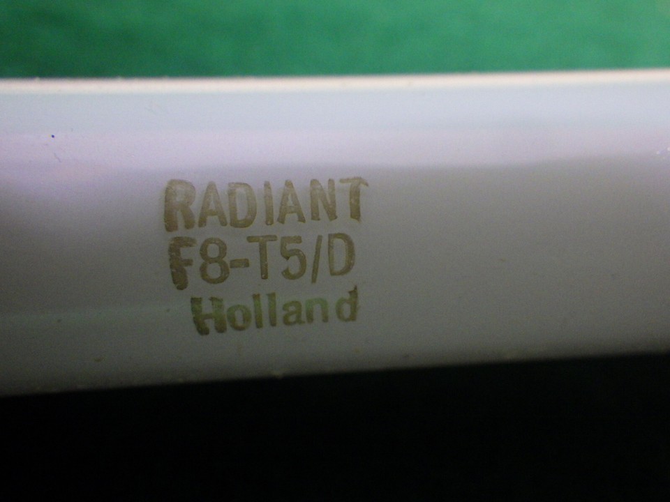 6x Radiant F8-T5/D fluorescent light lamp bulbs Vintage/MCM 11 ...