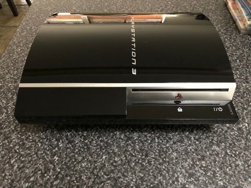 PS3 – Sony PlayStation 3 (Fat Console) Gloss Piano Black (80Gig) Bundle ...
