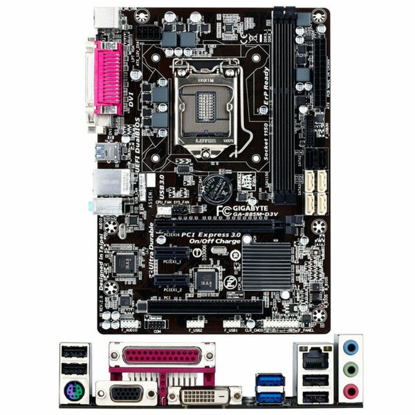 GIGABYTE GA-B85M-D3V Intel B85 Express Chipset Motherboard for sale ...