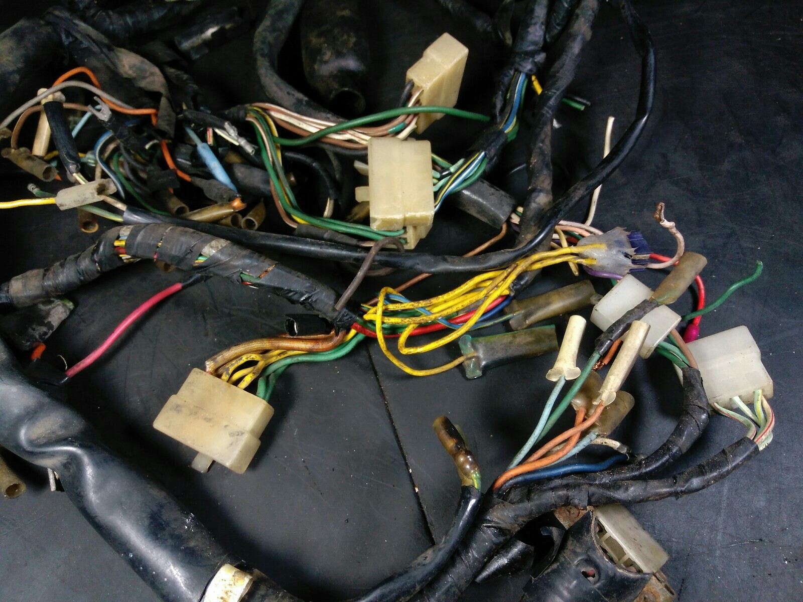 1976 Honda Goldwing GL1000 GL 1000 wire wiring harness oem 76 PARTS ...