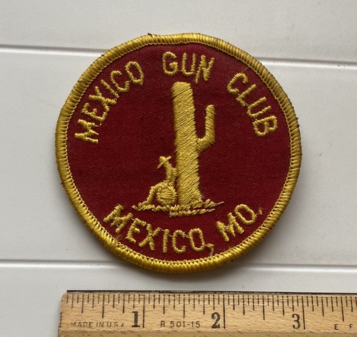 Mexico Missouri Gun Club MO Round Embroidered Patch Badge | eBay