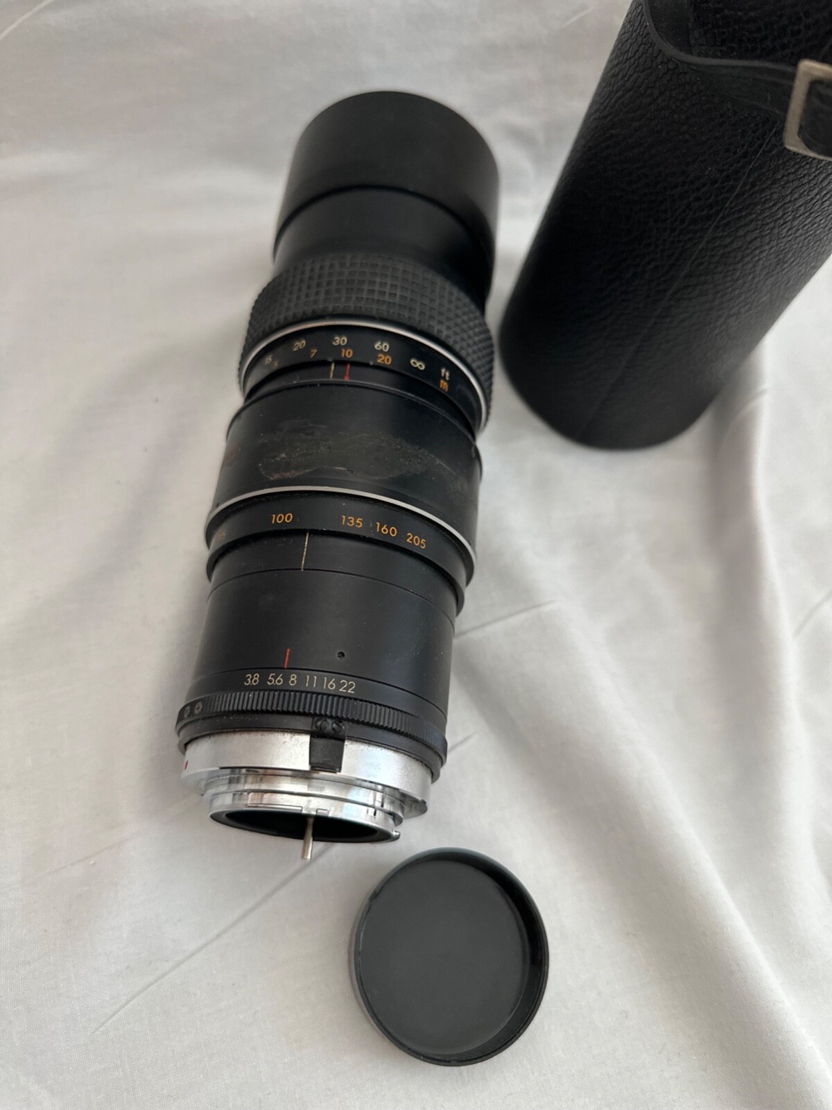 SOLIGOR 75-205mm Zoom Telephoto Lens 1:3.8 for 35mm Film Cameras w ...