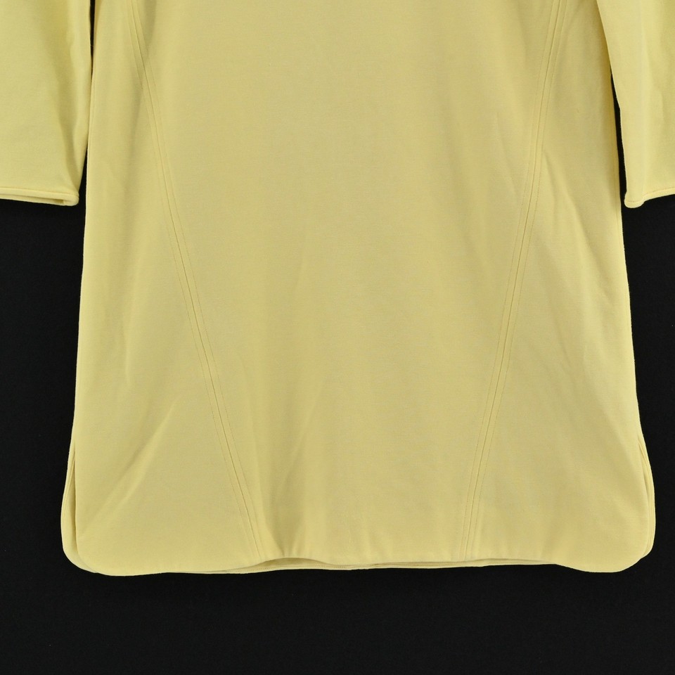 Tibi Yellow Shift Dress Womens Size S Mod Retro Pastel Minimalist ...