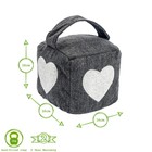 Fabric Door Stop Doorstop Grey Heavy Stopper Sand Filled Weighted x2 | eBay