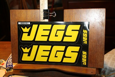 Vintage Racecar Automotive Gas and Oil Decal Jegs | eBay