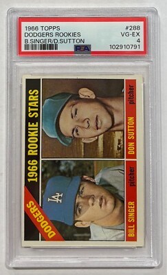 1966 Topps - 1966 Dodgers Rookie Stars Don Sutton, Bill Singer #288 (RC ...