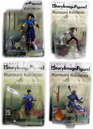 Rurouni Kenshin Series 2 Story Image Figure Yamato Shishio Hiko Aoshi ...