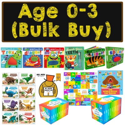 (Age 0-3 Book Bundle Bulk Buy Set) Kids Books, Toddler Books, Early ...