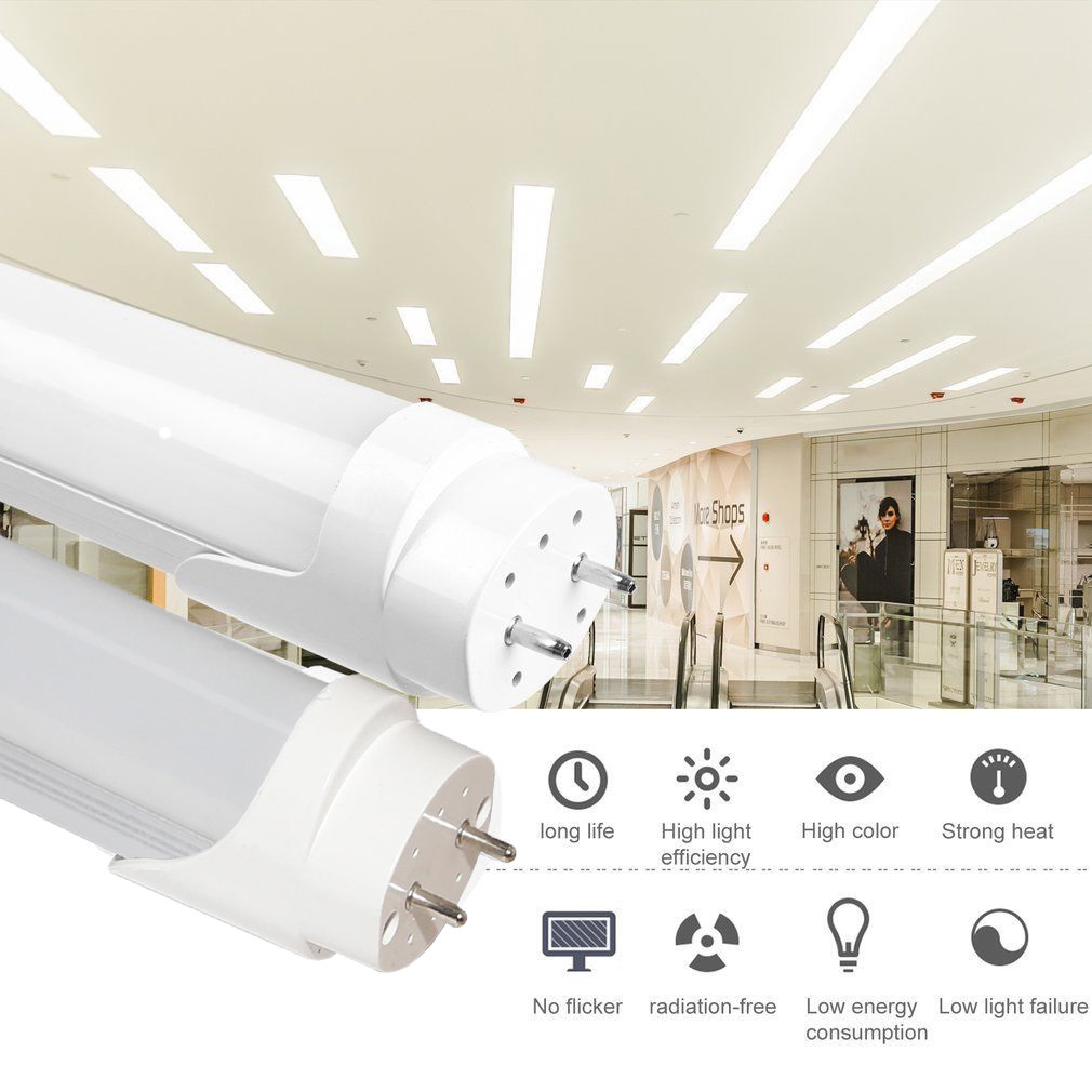 2ft 4ft 5ft 6ft LED T8 Batten Fitting Single / Double with LED tube ...