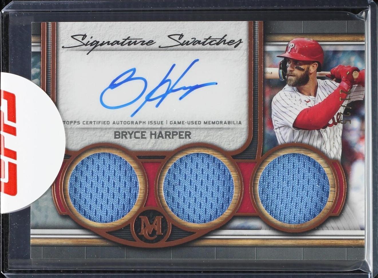 2023 Topps Museum Collection - Single-Player Signature Swatches Triple ...