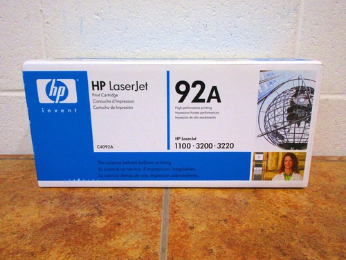 HP 92A C4092A Black Toner Print Cartridge Sealed 2900426959 | eBay