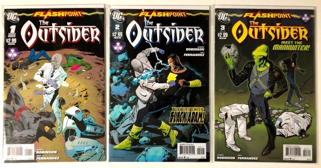 FLASHPOINT: THE OUTSIDER (2011) #1-3 COMPLETE SET LOT FULL RUN DC BLACK ADAM | eBay
