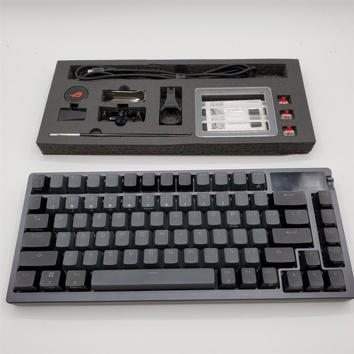 ASUS ROG Azoth 75% Wireless DIY Custom Keyboard, OLED Display, RGB ...