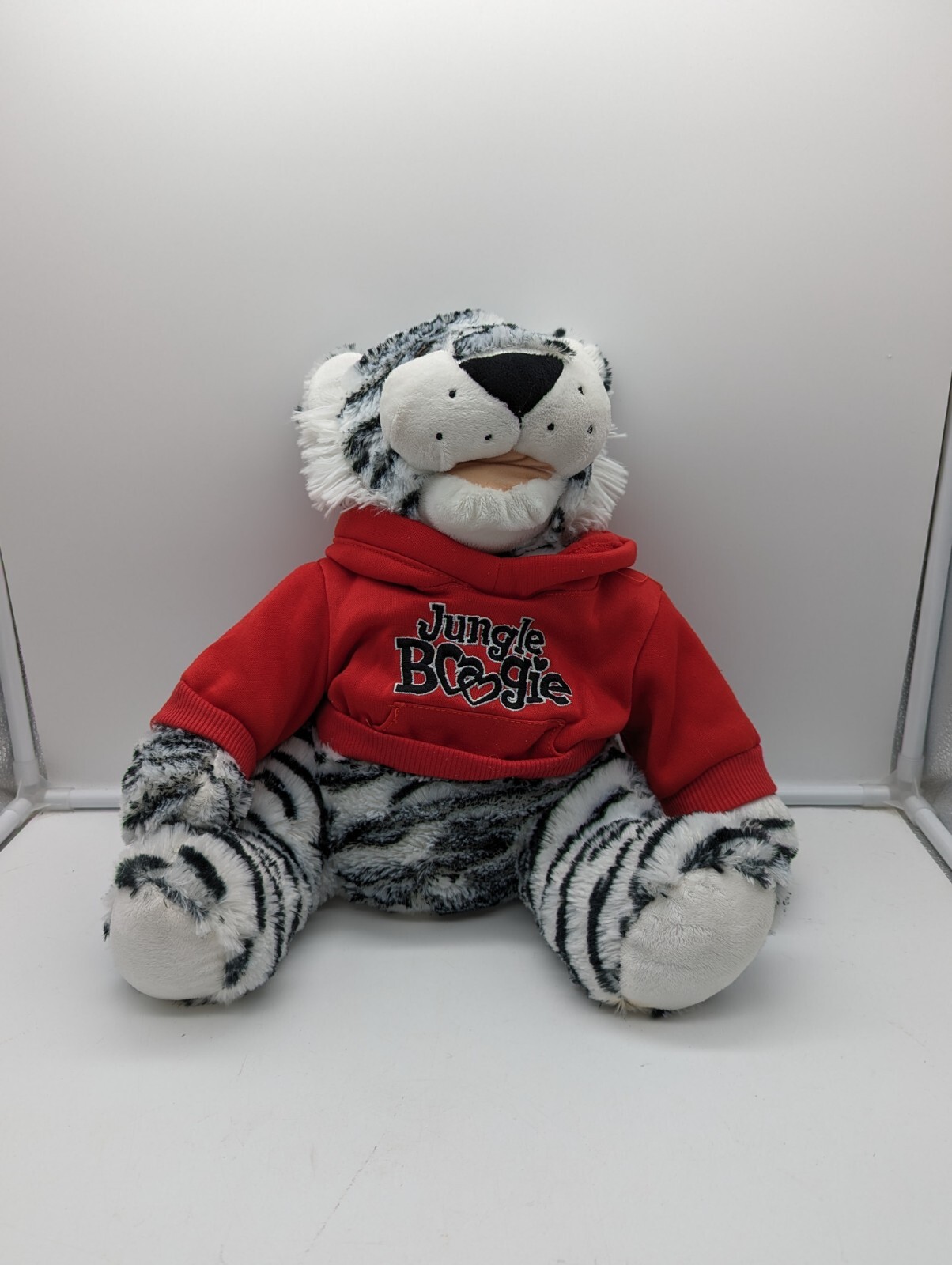 DanDee Collectors Choice White Tiger JUNGLE BOOGIE Red Hoodie 15" Plush ...