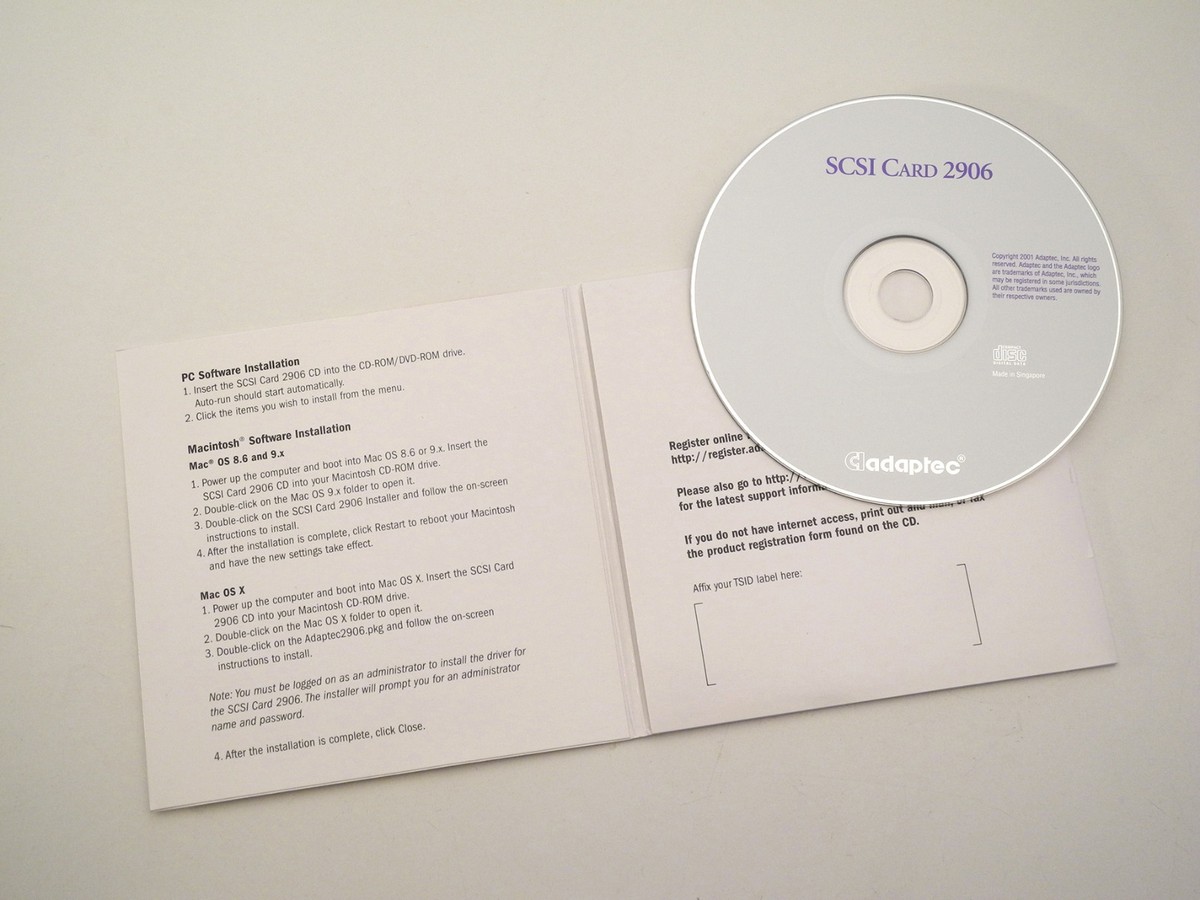 Adaptec Logo Adaptec Ez Scsi Deluxe B | PC Covers | Cover Century