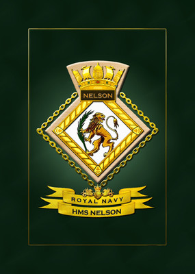 HMS NELSON FRAMED SHIPS CRESTS - HUNDREDS OF HM SHIPS IN STOCK | eBay UK