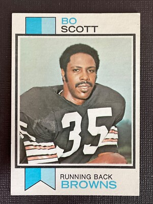 Bo Scott 1973 Topps Football Card #509 - Cleveland Browns Running Back ...
