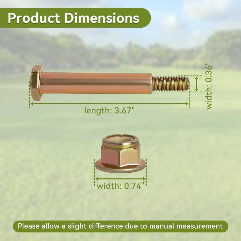 4Pk Deck Wheel & Hardware for Husqvarna Craftsman Poulan 589527301 ...