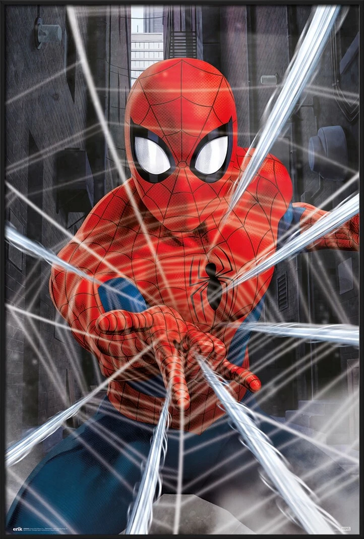 Spiderman Shooting Web Comic