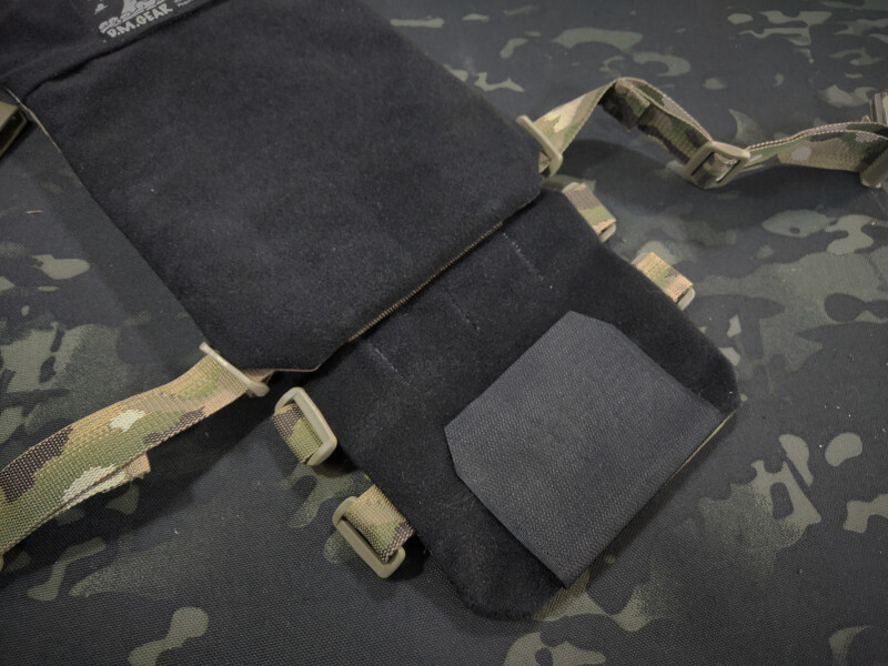 MOLLE Tactical Back Panel for SS D3 Tactical Vest Chest Rig Cummerbund ...