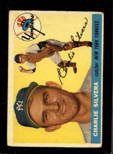 1955 TOPPS #188 CHARLIE SILVERA GOOD YANKEES DP *NY6266 | eBay