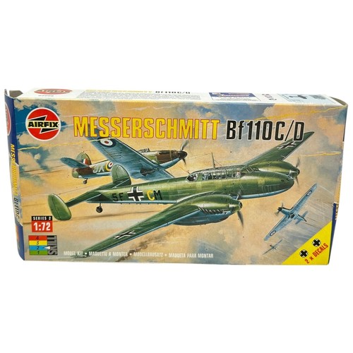 Airfix Messerschmitt Bf110C/D Model Kit Airplane 1/72 Scale Series 2 ...