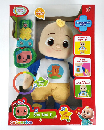 Cocomelon Boo Boo JJ Interactive Play Toy w/Lights Sounds & Phrases | eBay