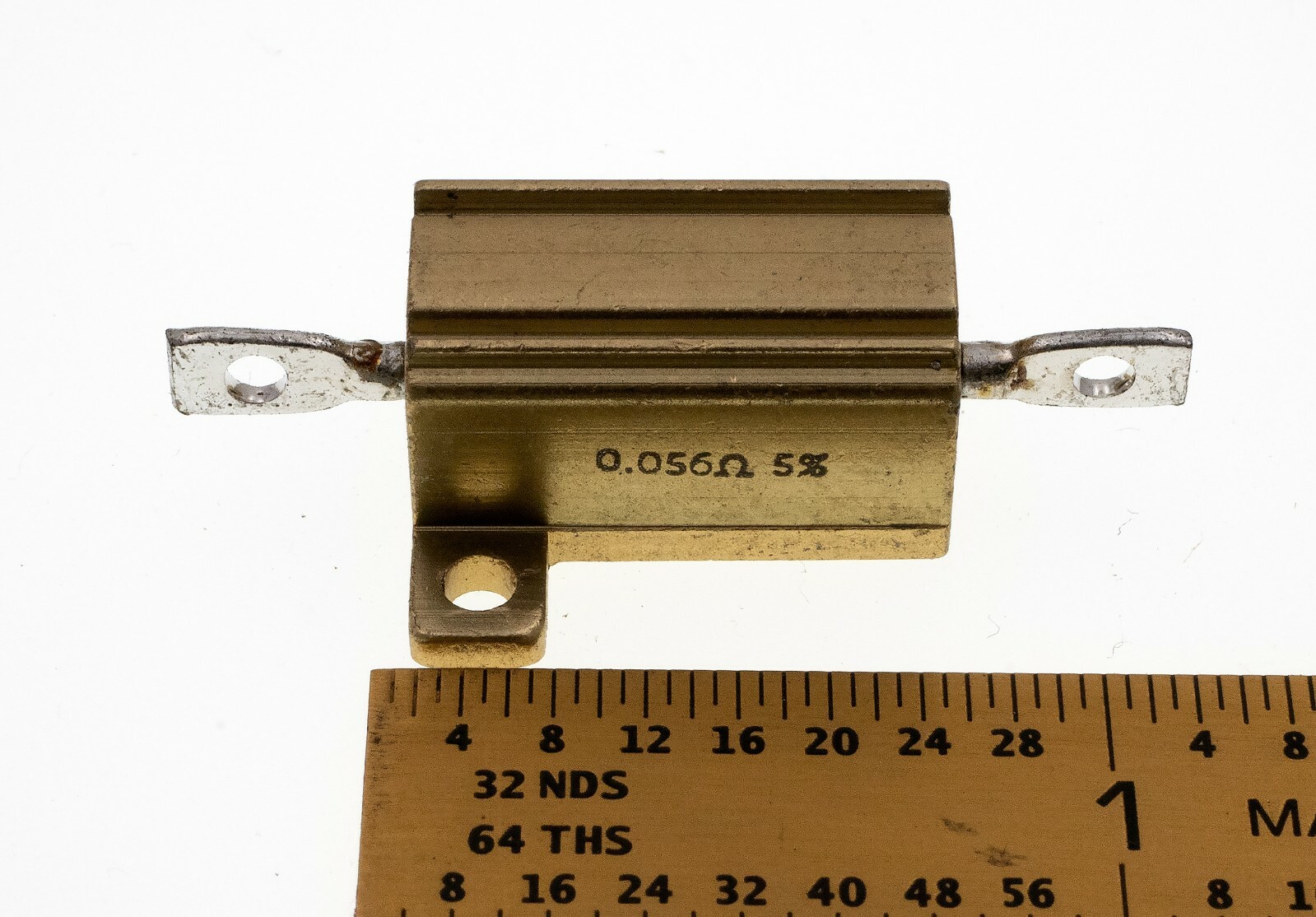 TEPRO TM10 0.056 Ohm 5% 12.5W Aluminum Frame Chassis Mount Resistor ...