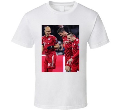 Arjen Robben Robert Lewandowski And Franck Ribery Bayern Munich Iconic ...