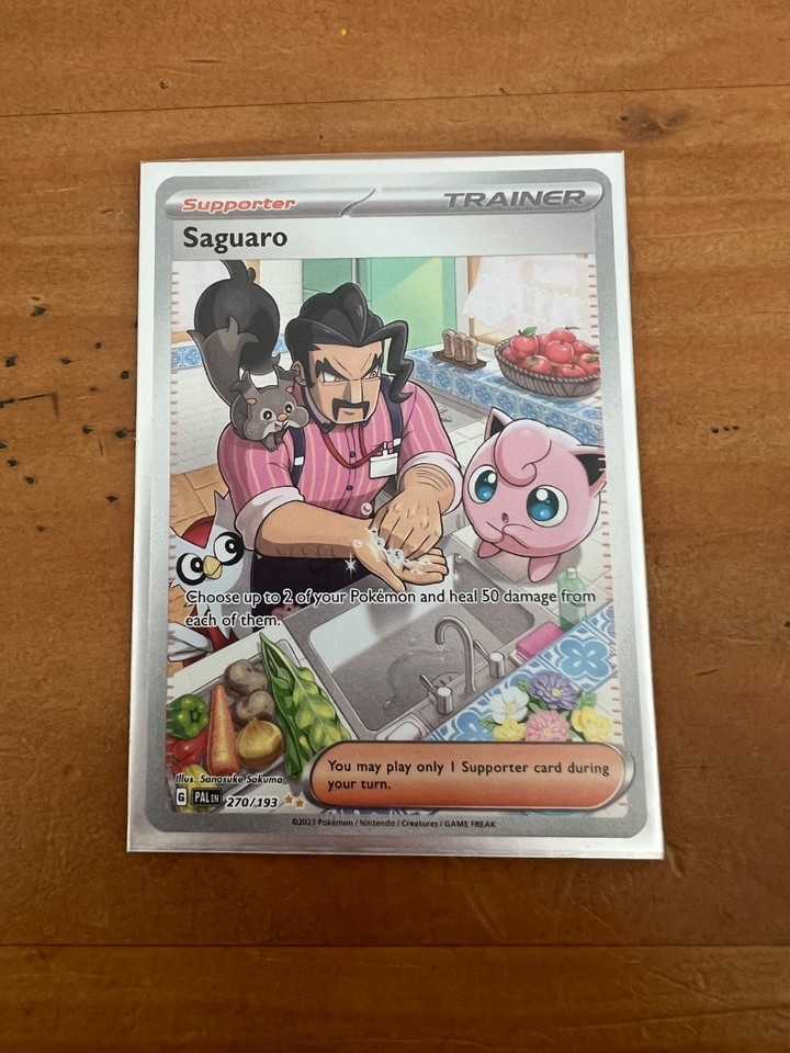 Pokémon TCG Saguaro Scarlet & Violet - Paldea Evolved 270/193 Holo ...