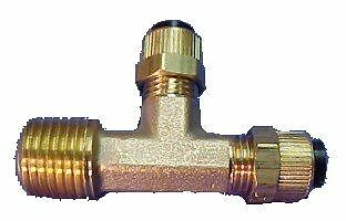 DCI 0040 Fitting, 1/4" Poly Tee x 1/4" MPT | eBay