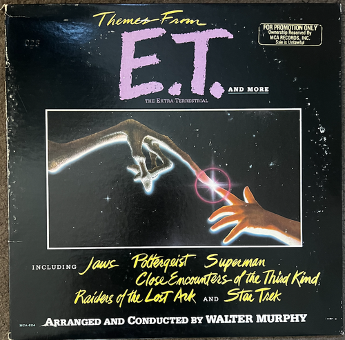 USED THEMES FROM E.T. The Extra-Terrestrial LP MCA-6114 (1982) PROMO ...