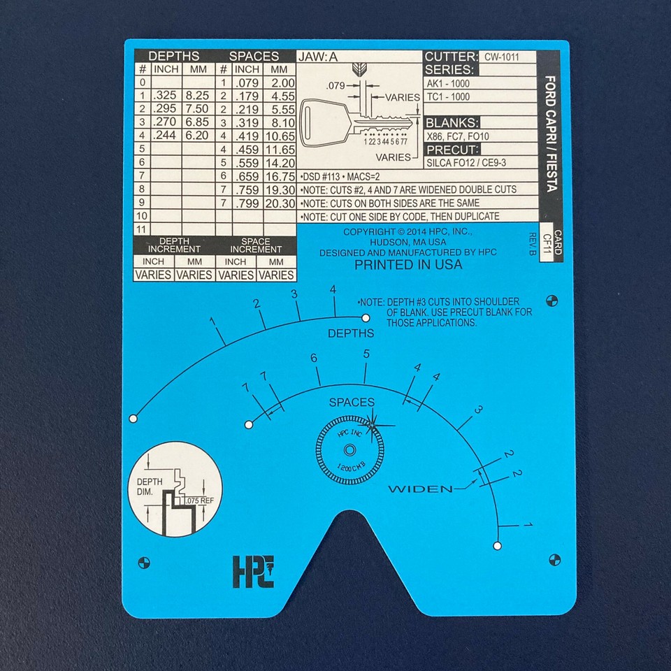 New HPC Replacement Code Cards for 1200 CMB Blitz - Free Shipping ...