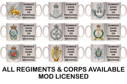 BRITISH ARMY HISTORIC REGT & CORPS PERSONALISED MILITARY MUG (MI5) 11 ...