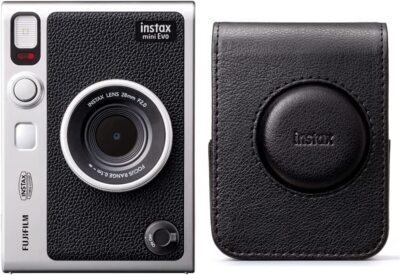 FUJIFILM Instax mini Evo + Genuine case set Cheki Hybrid Instant Camera ...