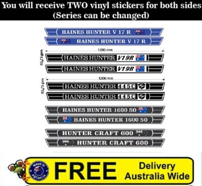 Haines Hunter Boat Decals, Custom Haines Hunter Boat Stickers, Boat ...