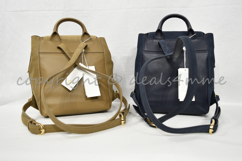 NWT Tory Burch Harper Fringe Suede Mini Backpack in Otter Brown OR Tory ...
