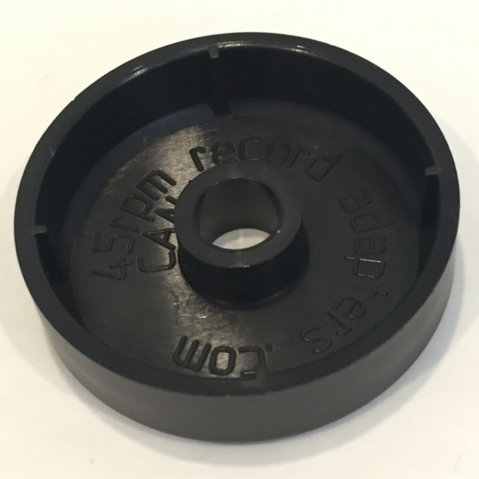 2 x Classic Black 45 RPM Turntable Adapters | eBay