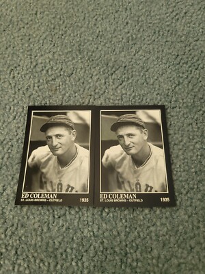1993 "The Sporting News" The Conlon Collection Ed Coleman Lot of 2 | eBay
