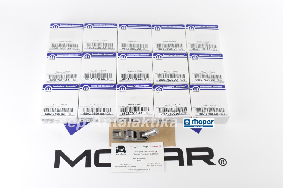 Engine Rocker Arms x16 Jeep Wrangler JK 07-18 2.8TD 68027600AA New ...