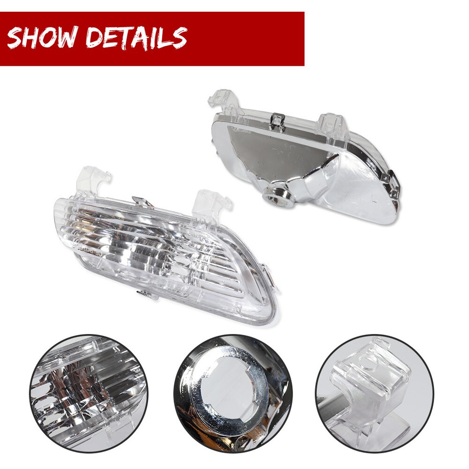 For 05-13 Chevrolet Corvette C6 Clear Rear Bumper Backup Reverse Light ...